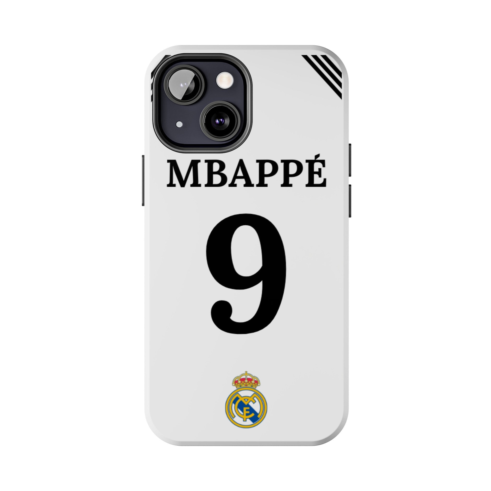 Mbappe #9 White Jersey Real Madrid Slim Phone Case Simple White Phone ...
