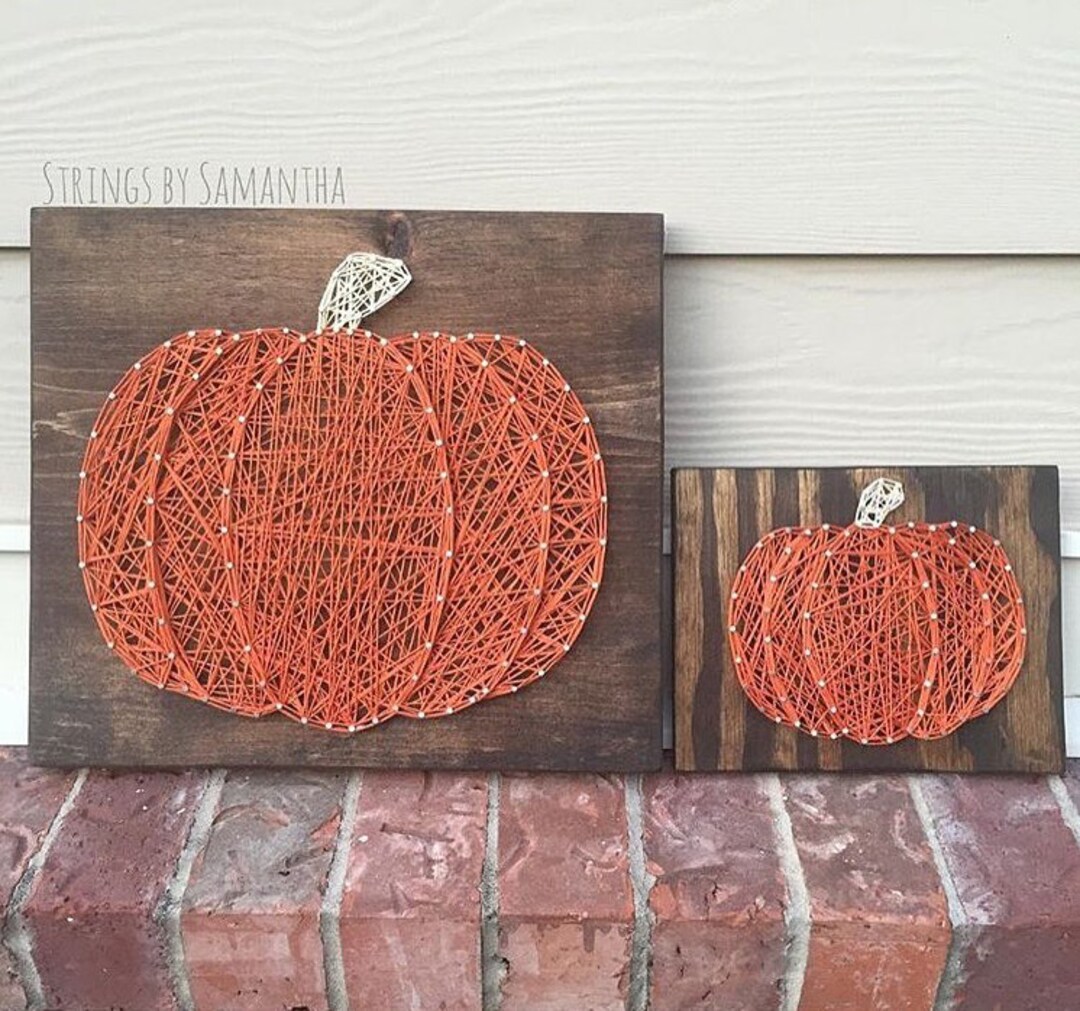 Pumpkin String Art Sign MADE TO ORDER - Etsy