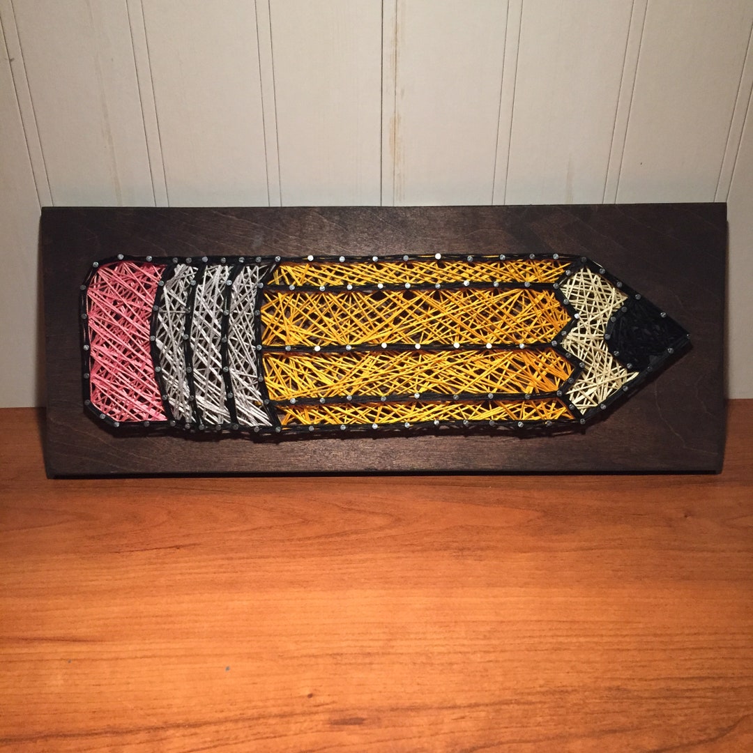 Pencil String Art Sign - MADE TO ORDER - Etsy