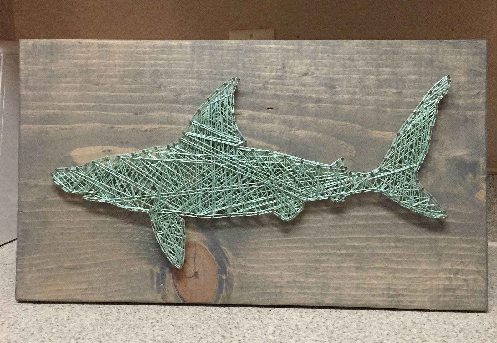 Shark String Art Sign - MADE TO ORDER - Etsy