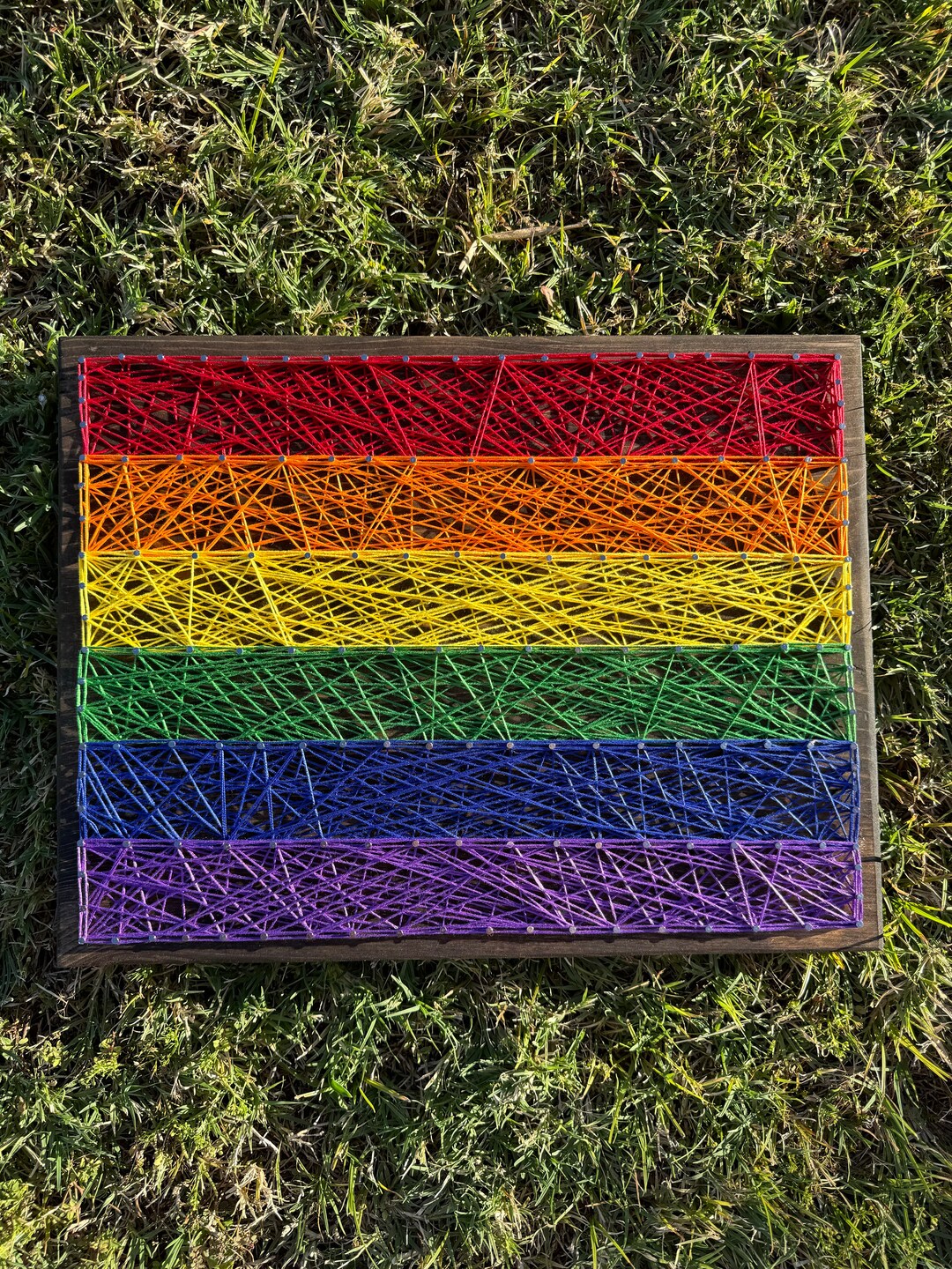 Pride Flag String Art Sign - MADE TO ORDER - Etsy