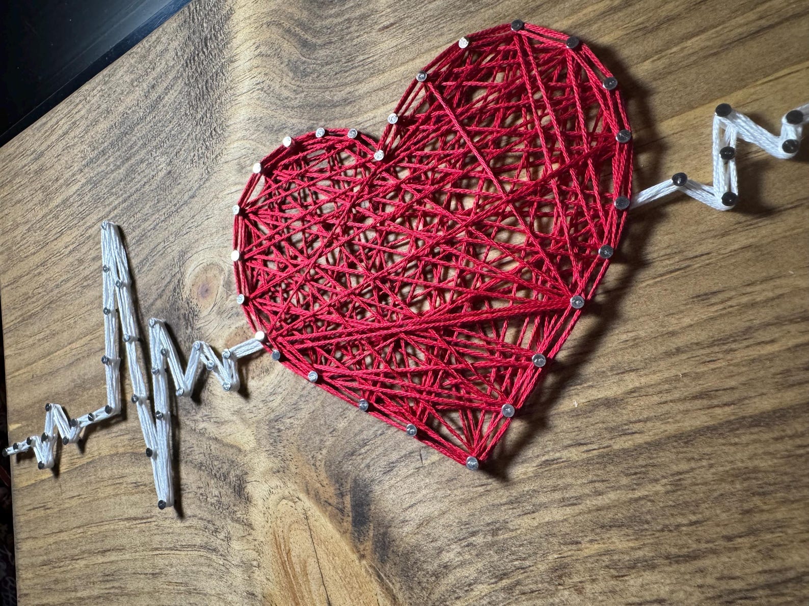 Heartbeat String Art Sign - MADE TO ORDER - Etsy
