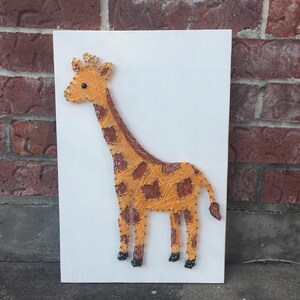 Giraffe String Art Sign - MADE TO ORDER - Etsy