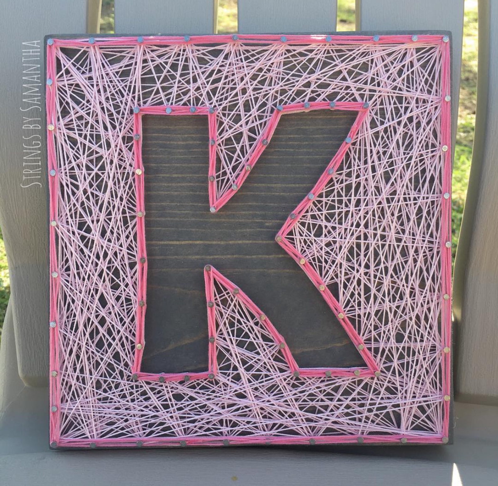 Initial String Art Sign - MADE TO ORDER - Etsy