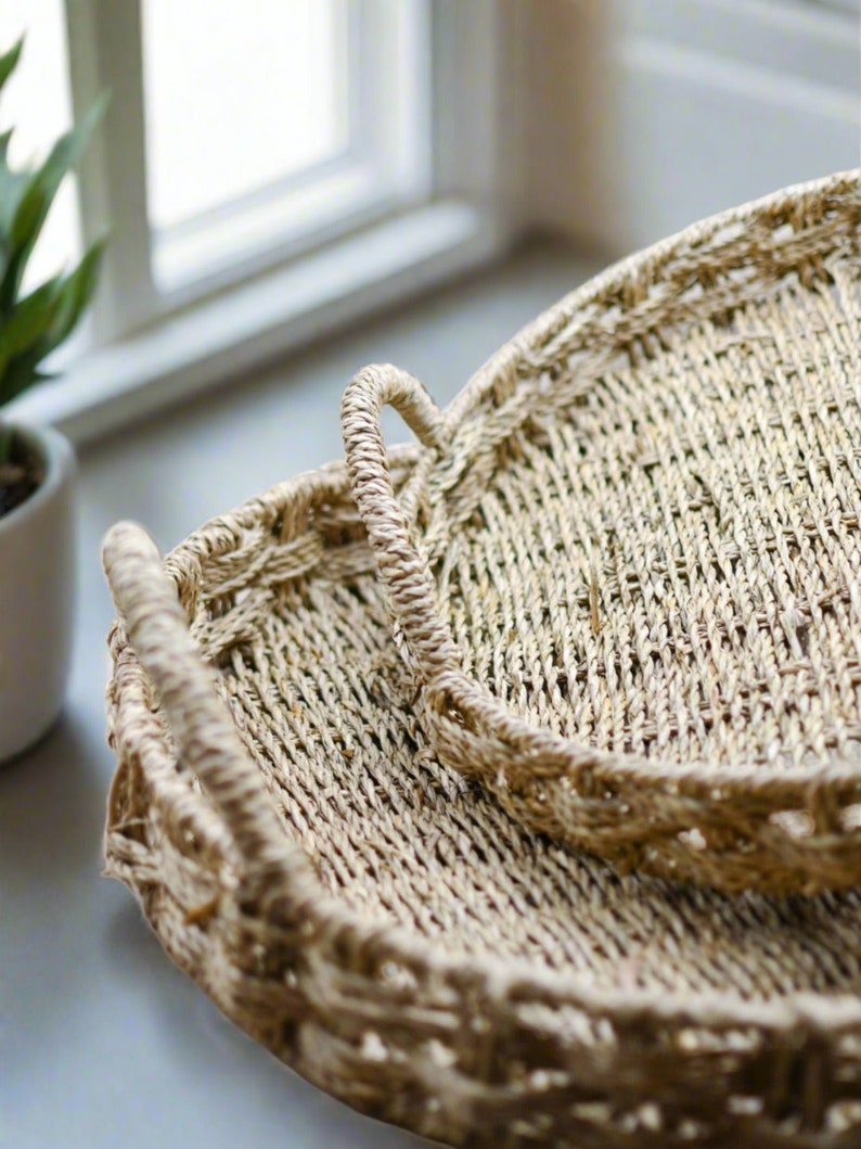 Woven Tray, Coffee Table Tray, Coffee Table Tray Round, Coffee Table ...