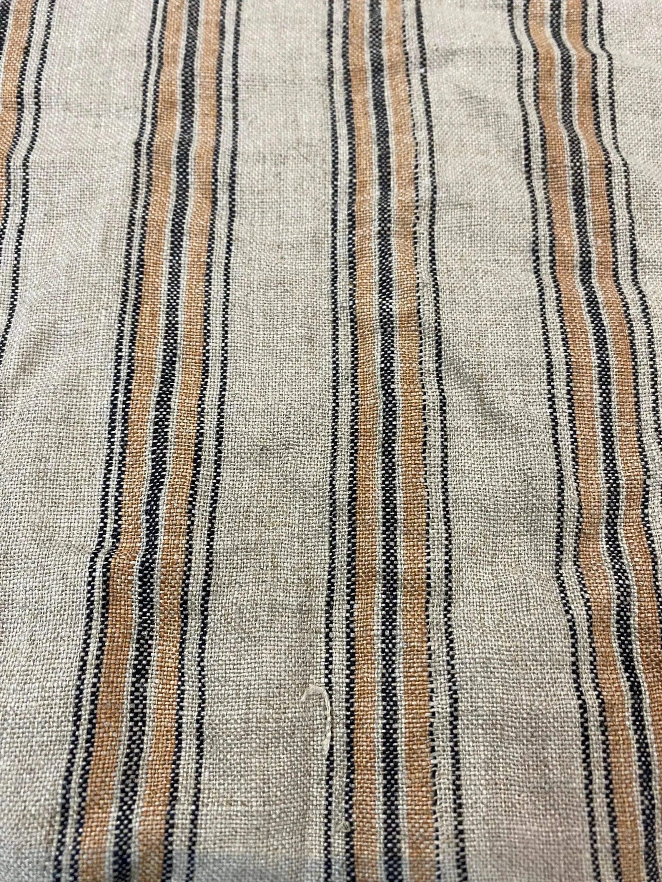 Block Print Linen Fabric by Yard | 58