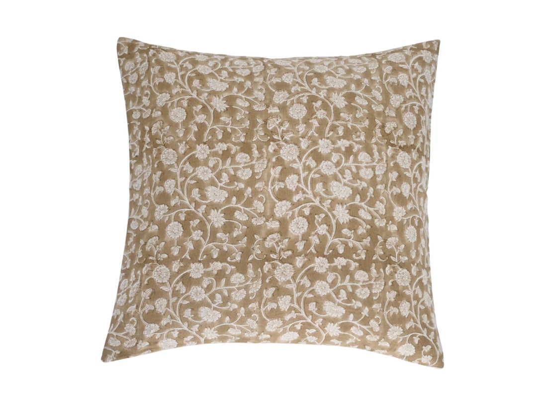 Samuel Block Print Pillow Cover - Etsy