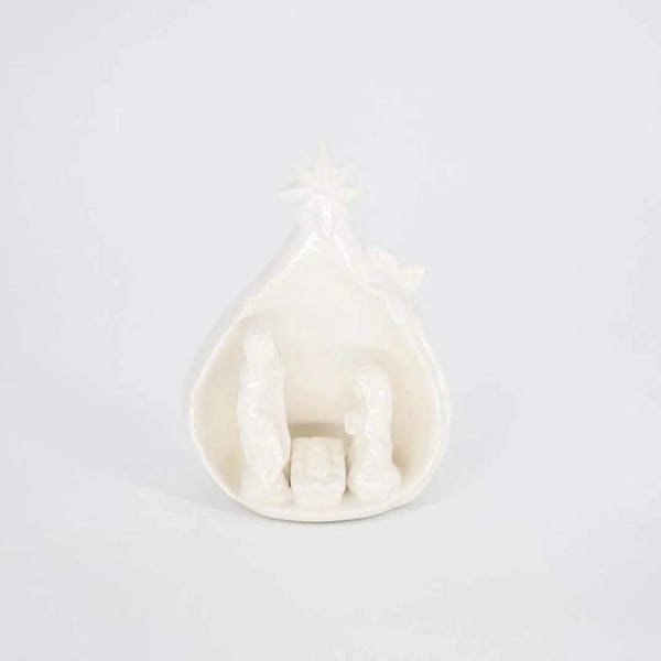 Ceramic Nativity Set - Etsy