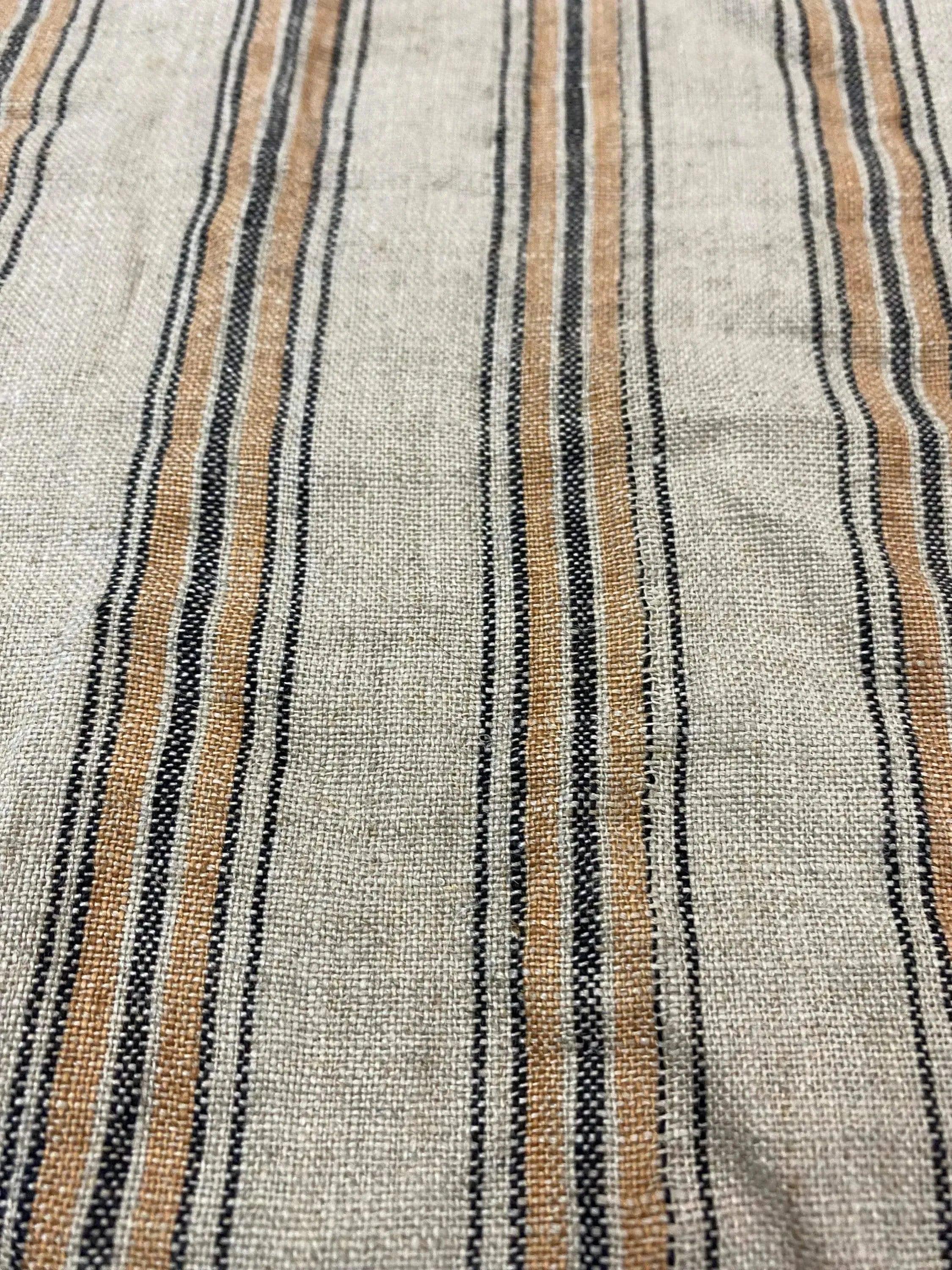 Block Print Linen Fabric by Yard | 58