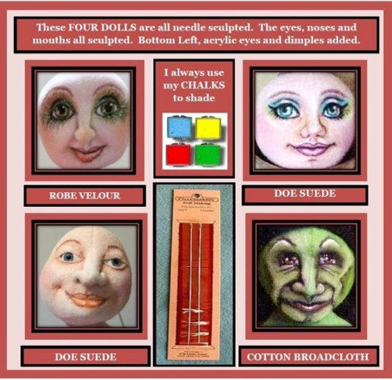 Learn How to Sculpt Faces E-pattern - Etsy