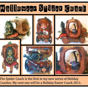 Halloween Spider Coach Class/pattern - CD - Etsy