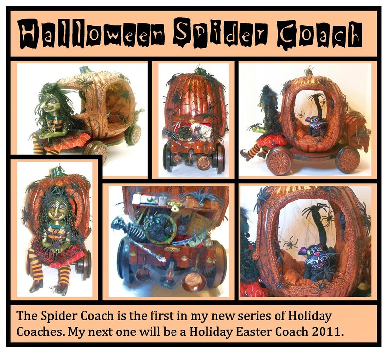 Halloween Spider Coach Class/pattern - CD - Etsy