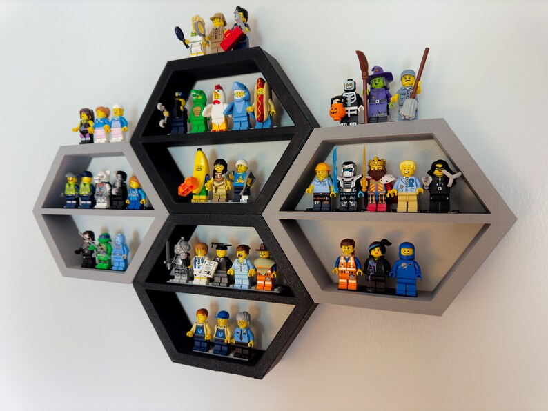 Modular Minifigure Display Shelf - Etsy