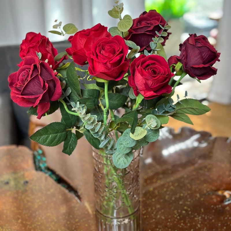 Real Touch Roses - Etsy