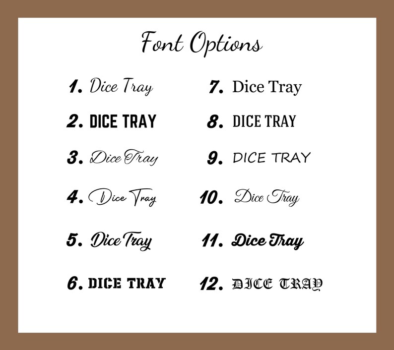 Personalized Leather Dice Tray - Custom Dice Tray, Dnd Dice Tray, Dice ...