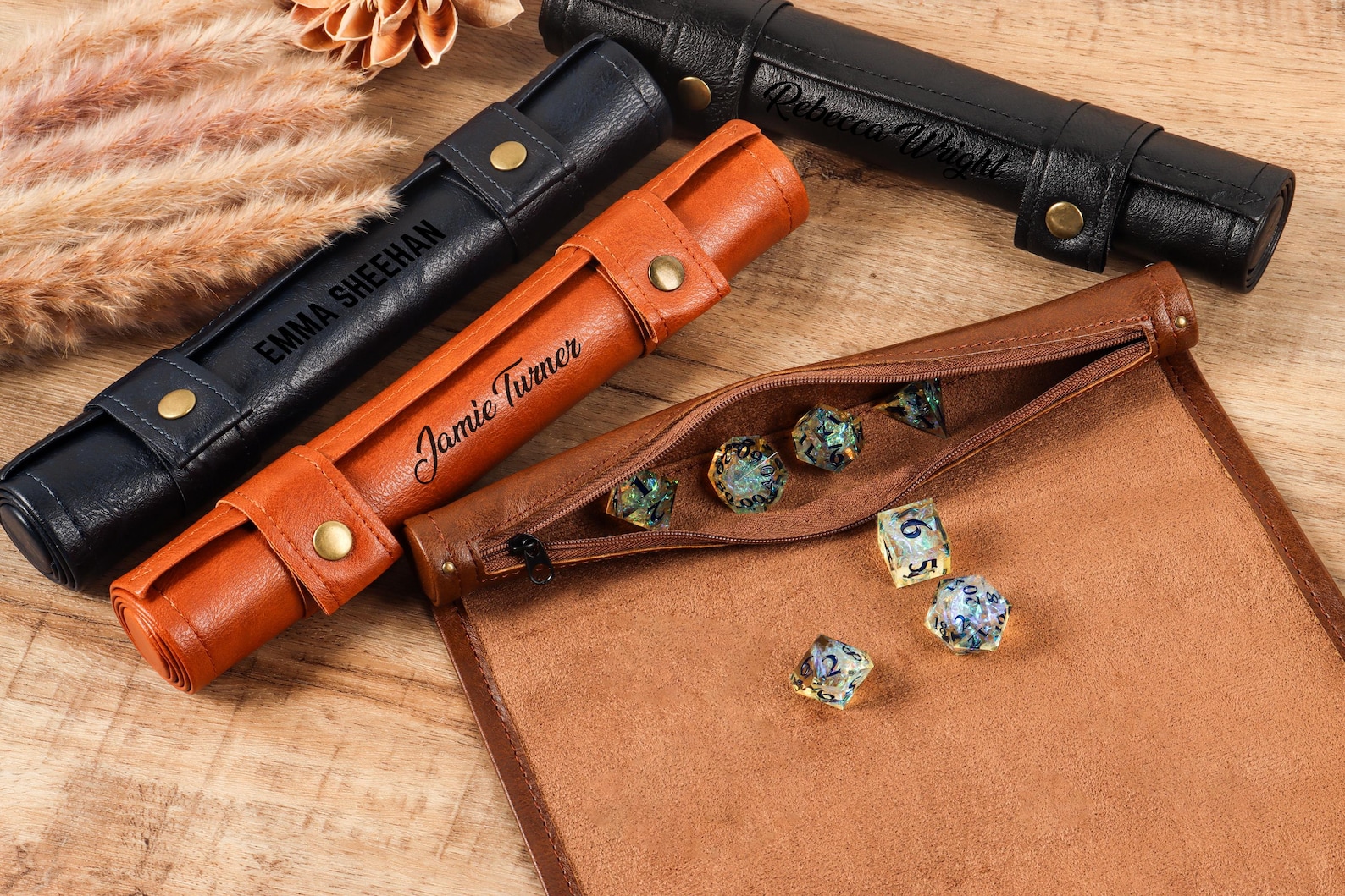 Personalized Leather Dice Tray - Custom Dice Tray, Dnd Dice Tray, Dice ...