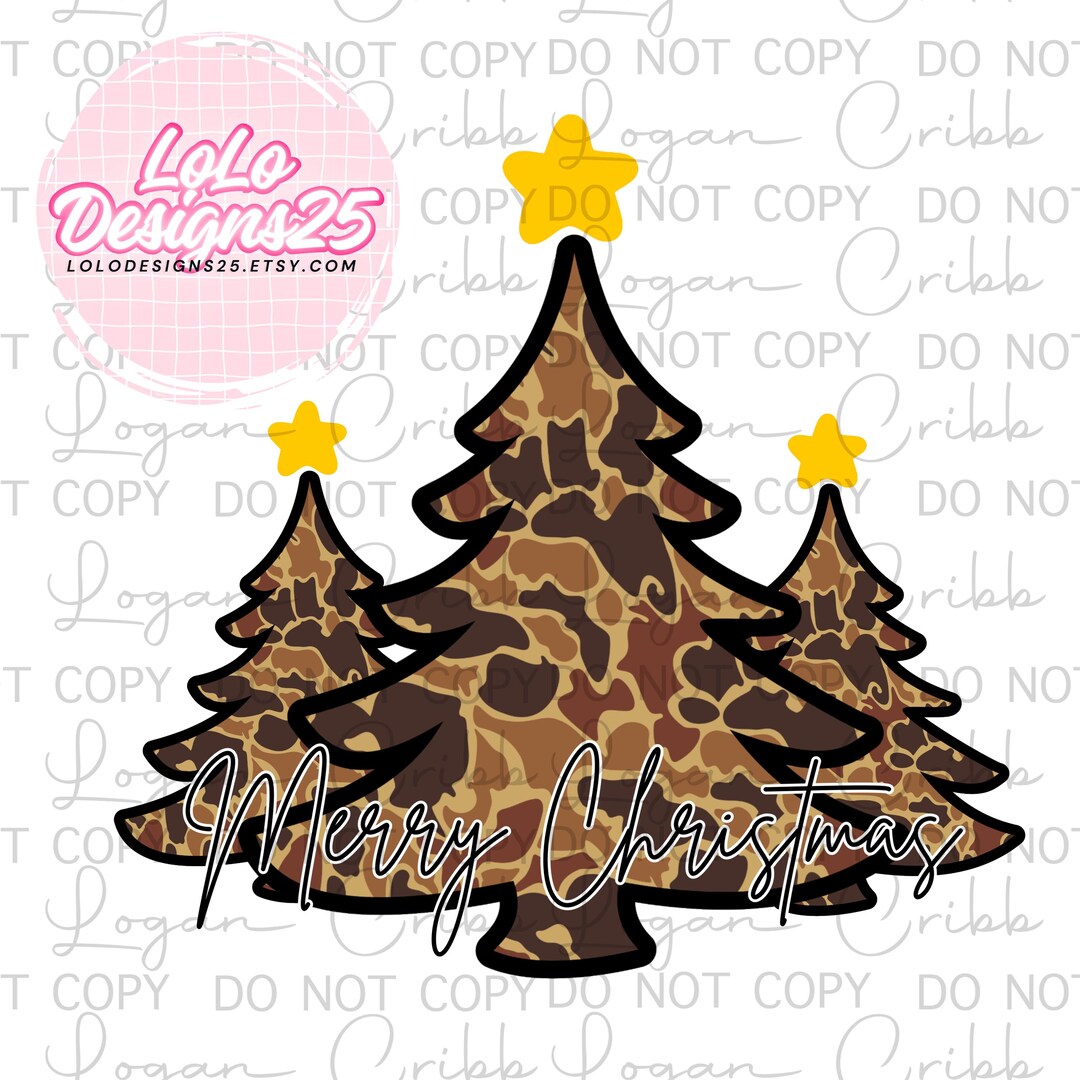 Duck Camo Christmas Tree PNG - Etsy