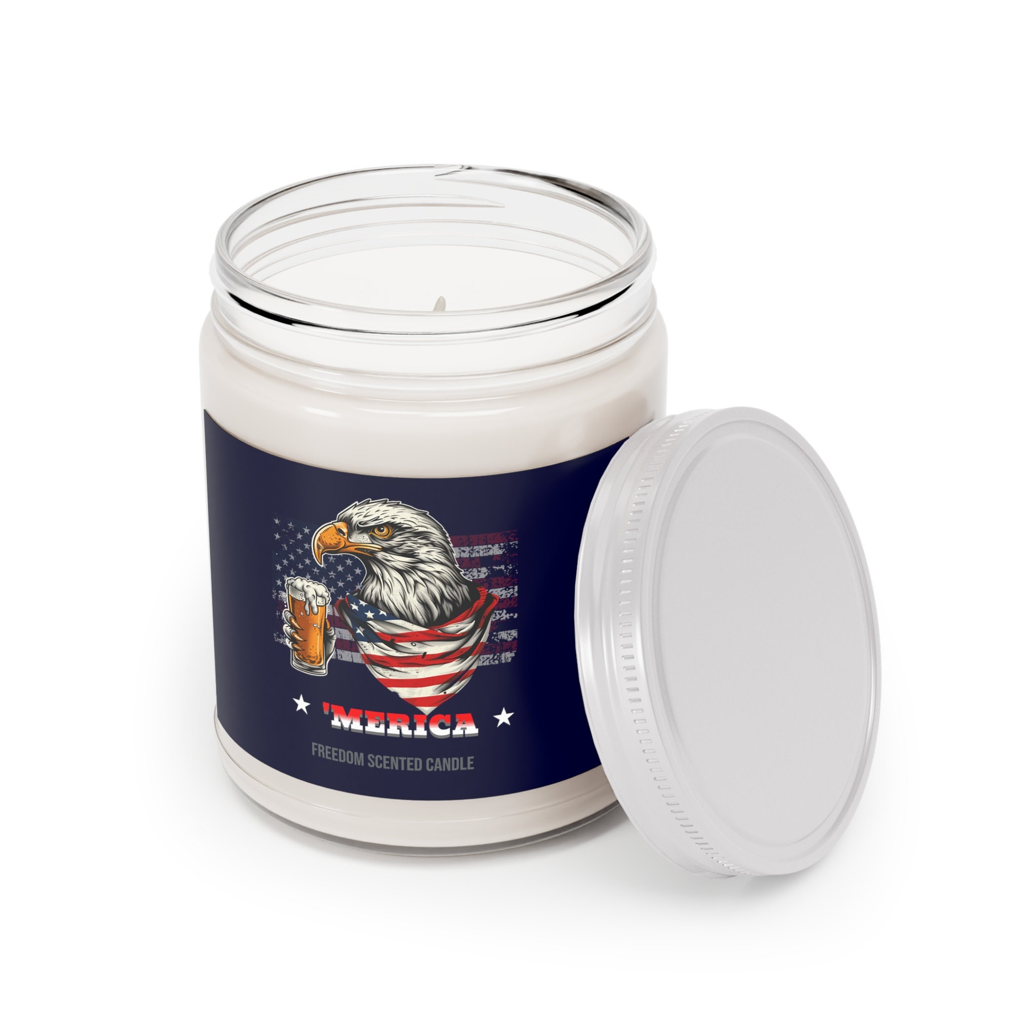 Funny America Candle, Funny Fathers Day Gift, Patriotic Gift, Husband ...