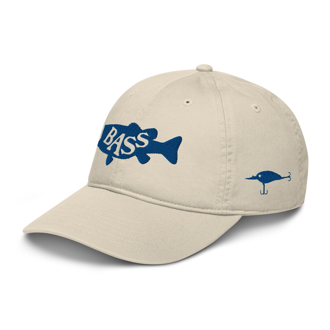 Bass Organic Fishing Hat - Big Fish Wear Co. - Etsy