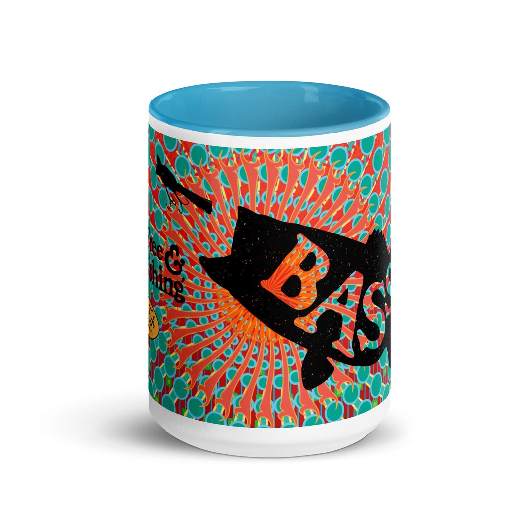 Largemouth Bass Fish 15 Oz. Coffee, Hot Chocolate or Tea Mug - Big Fish ...