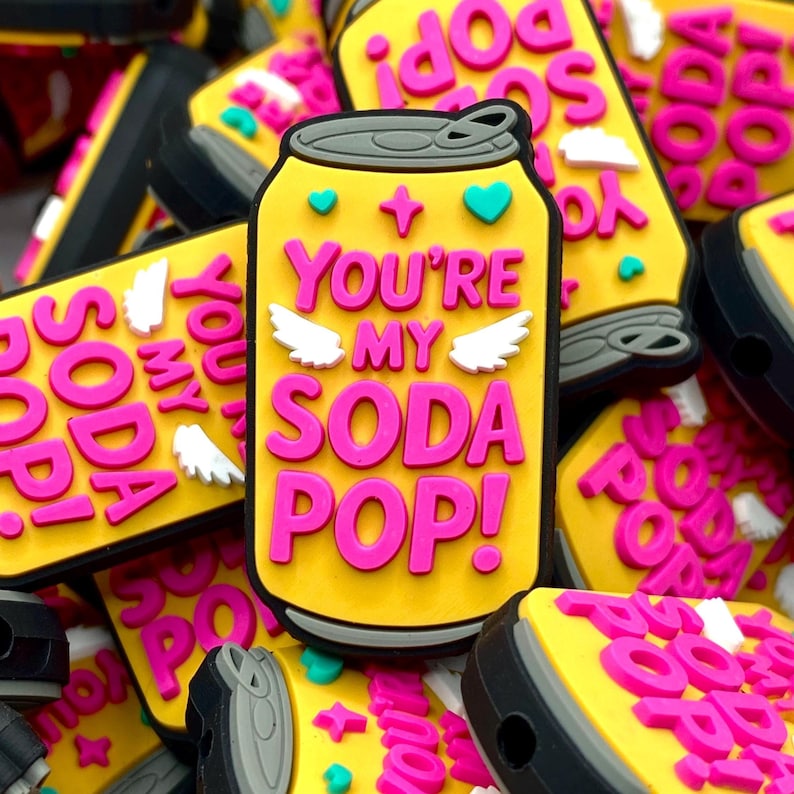 You're My Soda Pop PVC Focal Bead: Kpop Craft DIY Supply - Etsy