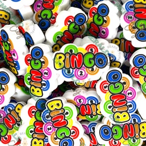 Bingo Silicone Focal Beads: ECBS EXCLUSIVE Colorful Beads - Etsy