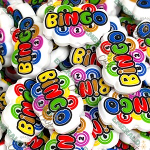 Bingo Silicone Focal Beads: ECBS EXCLUSIVE Colorful Beads - Etsy
