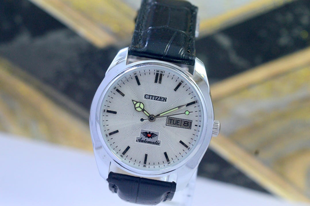 Vintage Citizen Automatic Silver Dial Repainted 21 Jewels Day-date ...