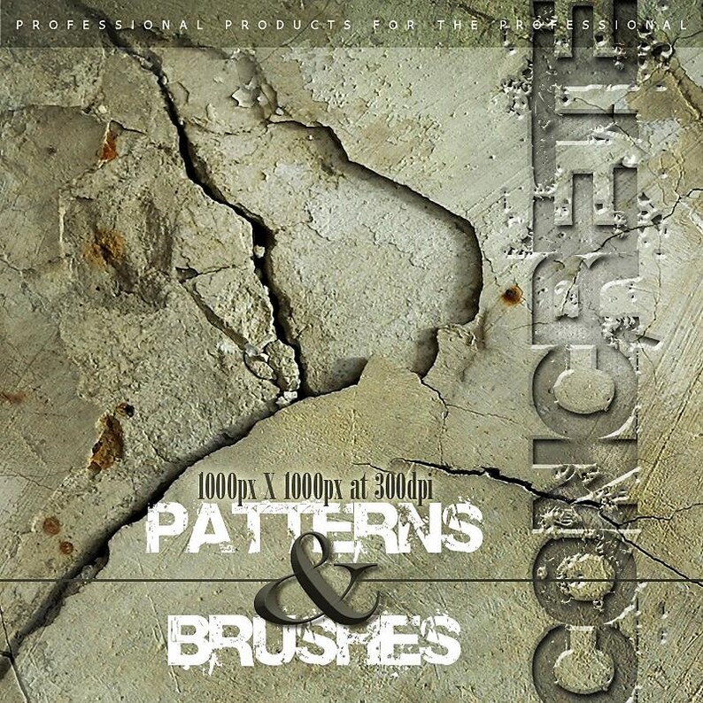 70+ Photoshop Concrete & Old Wall Texture Brushes - Etsy