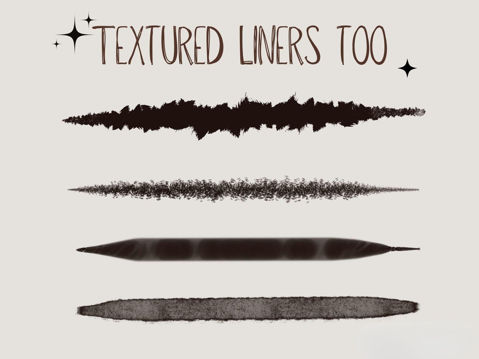 Procreate Fine Liner Brushes: Texture, Inking and Outline - Etsy