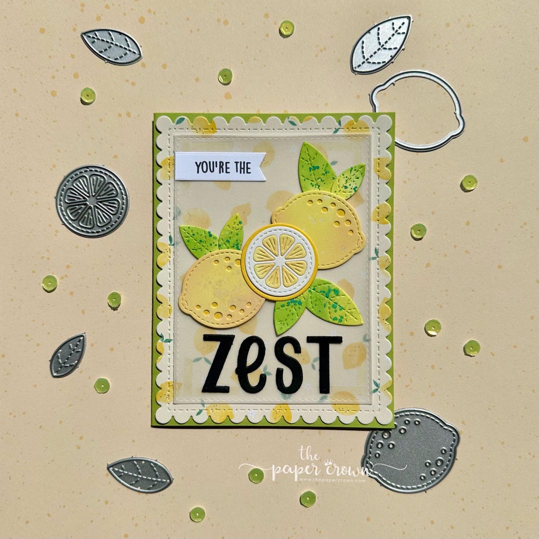 Zesty Lemon Any Occasion Card - Etsy