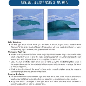 How to Paint Scenic Ocean Wave With Acrylic, Painting Seascape Learning ...