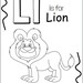 Downloadable Abc's Animal Coloring Book for Preschool/kindergarten - Etsy