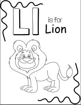 Downloadable Abc's Animal Coloring Book for Preschool/kindergarten - Etsy