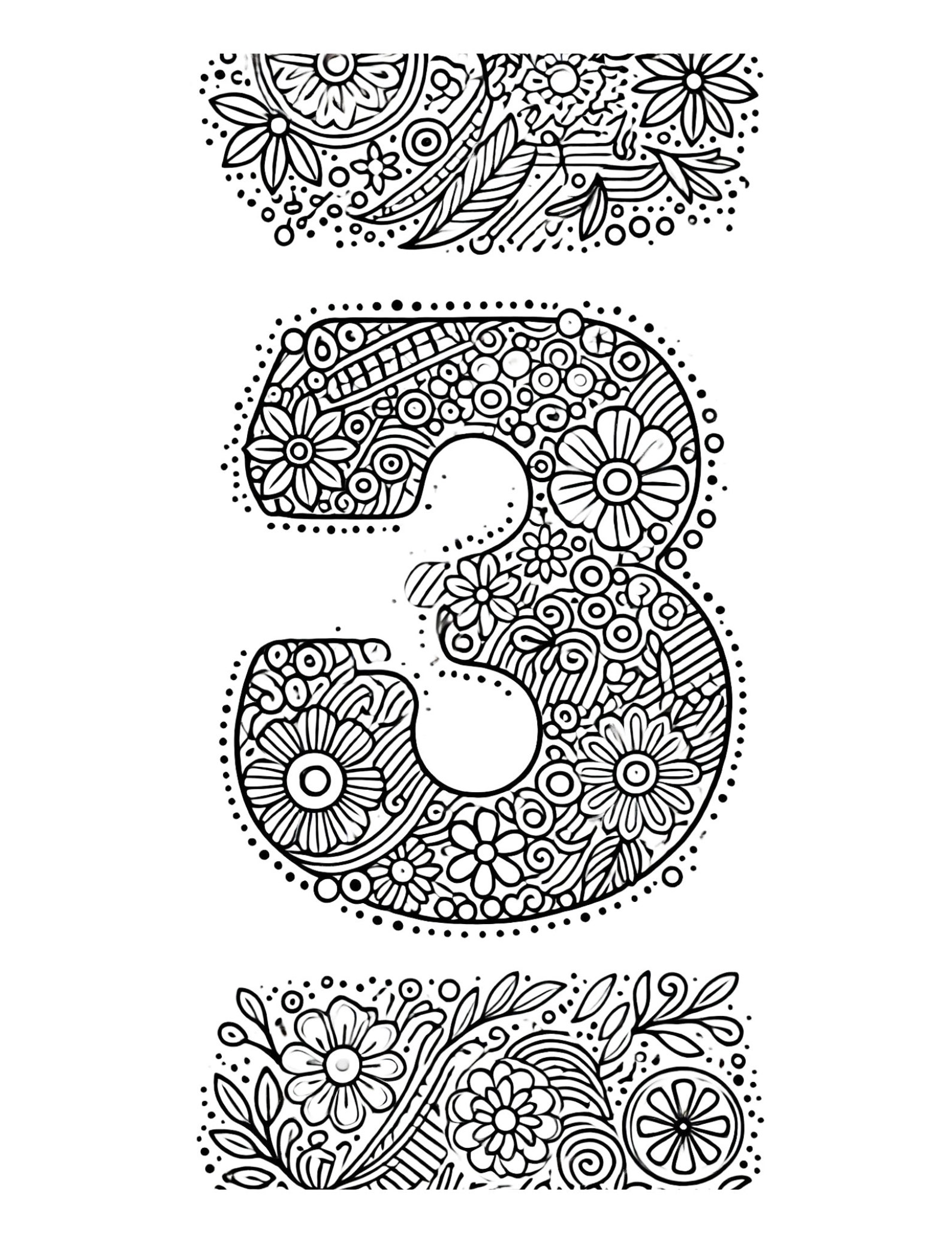 Number Coloring Book 1 Mandala Motifs for Adults | Stress-relief | Page ...