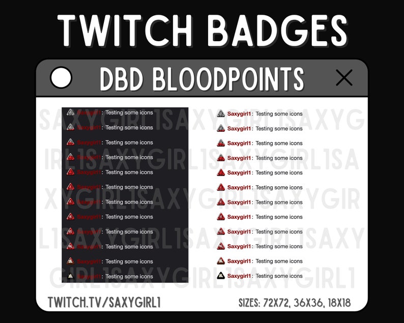 Dead by Daylight (DBD) Bloodpoints Badges | Set of 12 High-quality ...