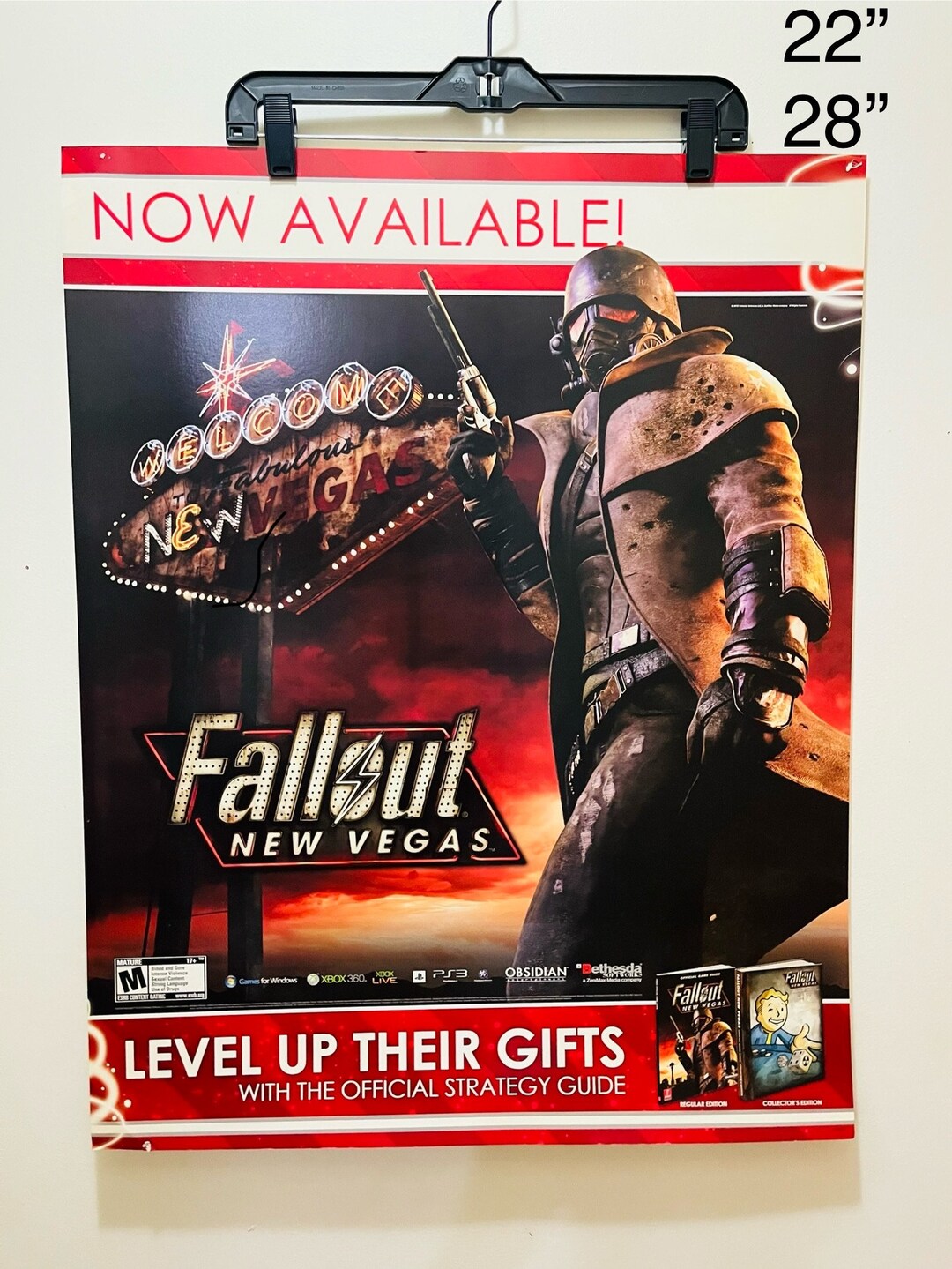 Original Bethesda Promo Fallout Poster, Rare Collector's Item, Gaming ...