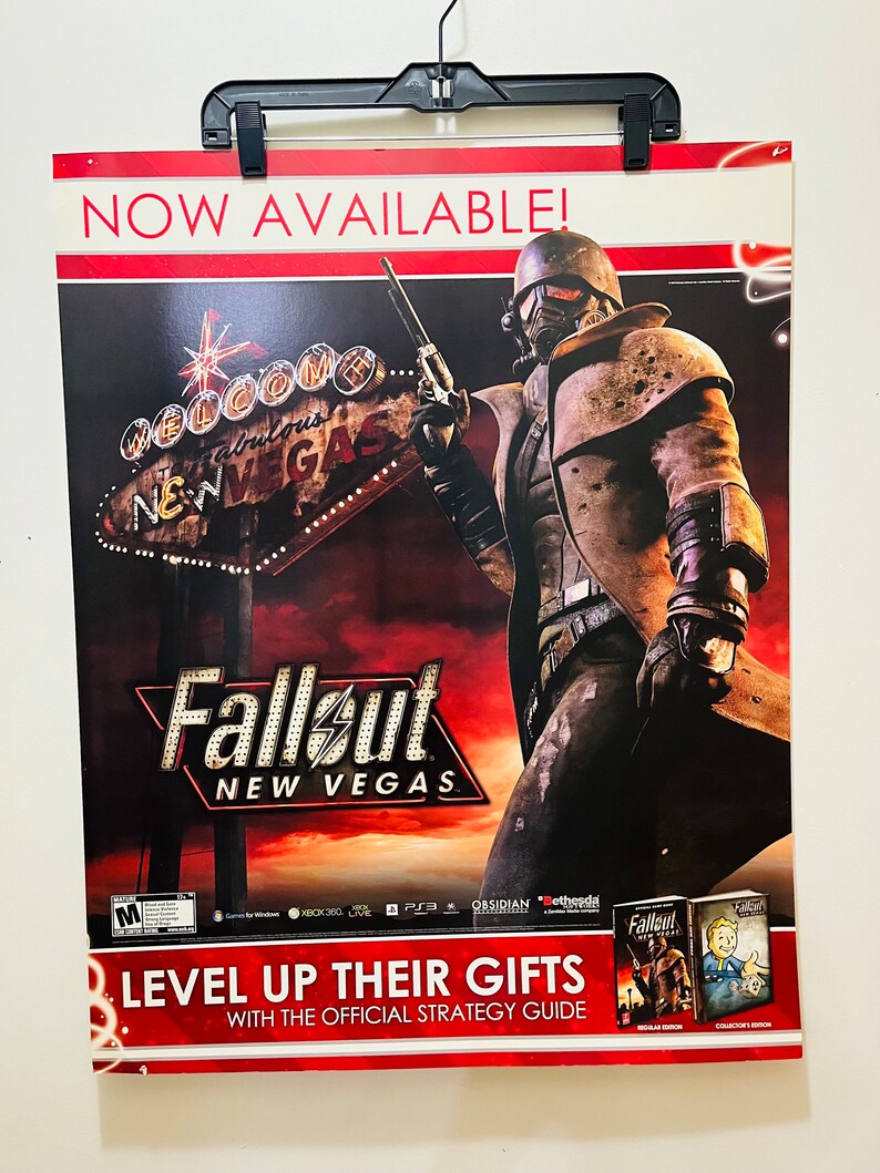Original Bethesda Promo Fallout Poster, Rare Collector's Item, Gaming ...