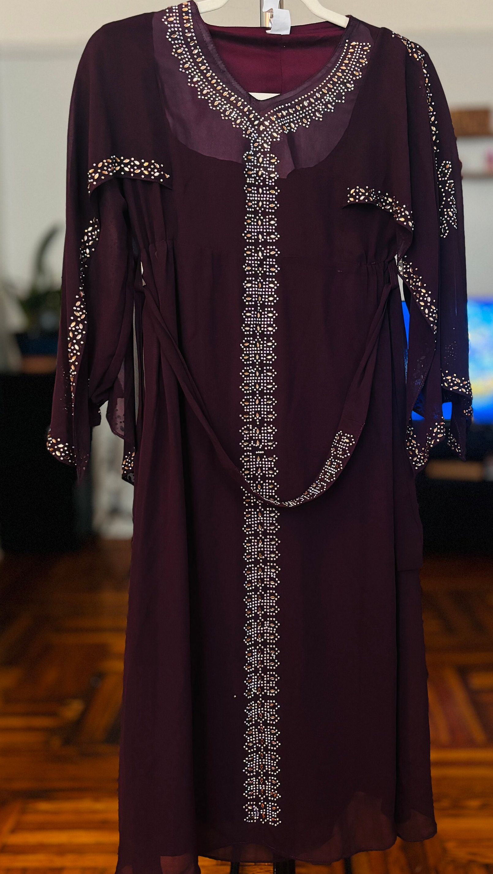 Muslim Kids' 2 in 1 Abaya Set Dubai-style Eid Dress - Etsy