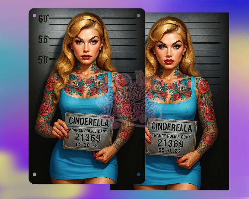 Cartoon Princesses Gone Bad PNG Graphics: Metal Sign Sublimation ...