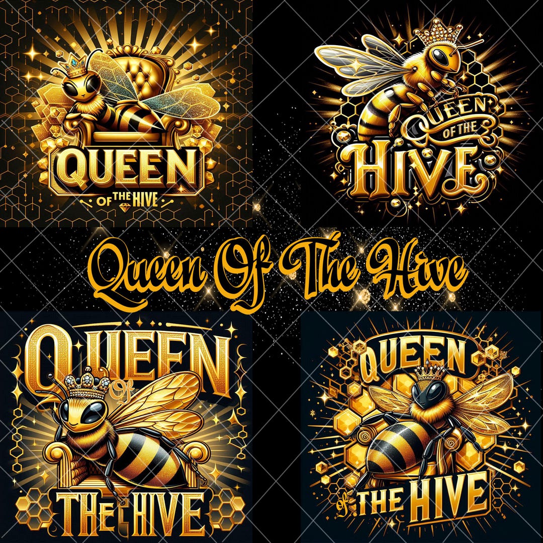 Queen Been | Queen of the Hive Bundle | 4-20oz Skinny Tumbler Wrap's ...
