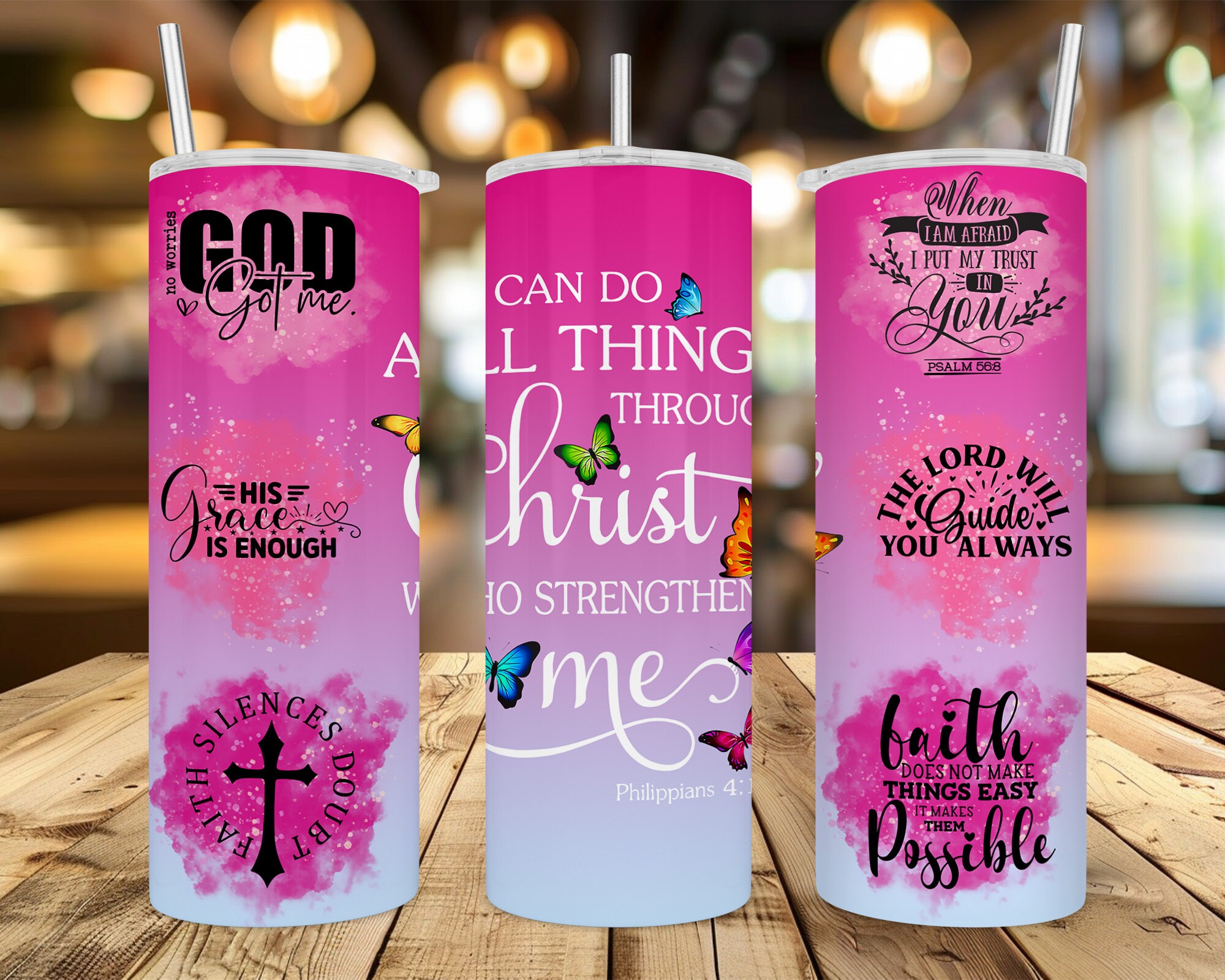 I Can Do All Things Through Christ Who Strengthens Me | 20oz Skinny ...