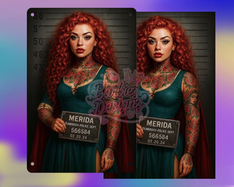 Cartoon Princesses Gone Bad PNG Graphics for Metal Signs (digital ...