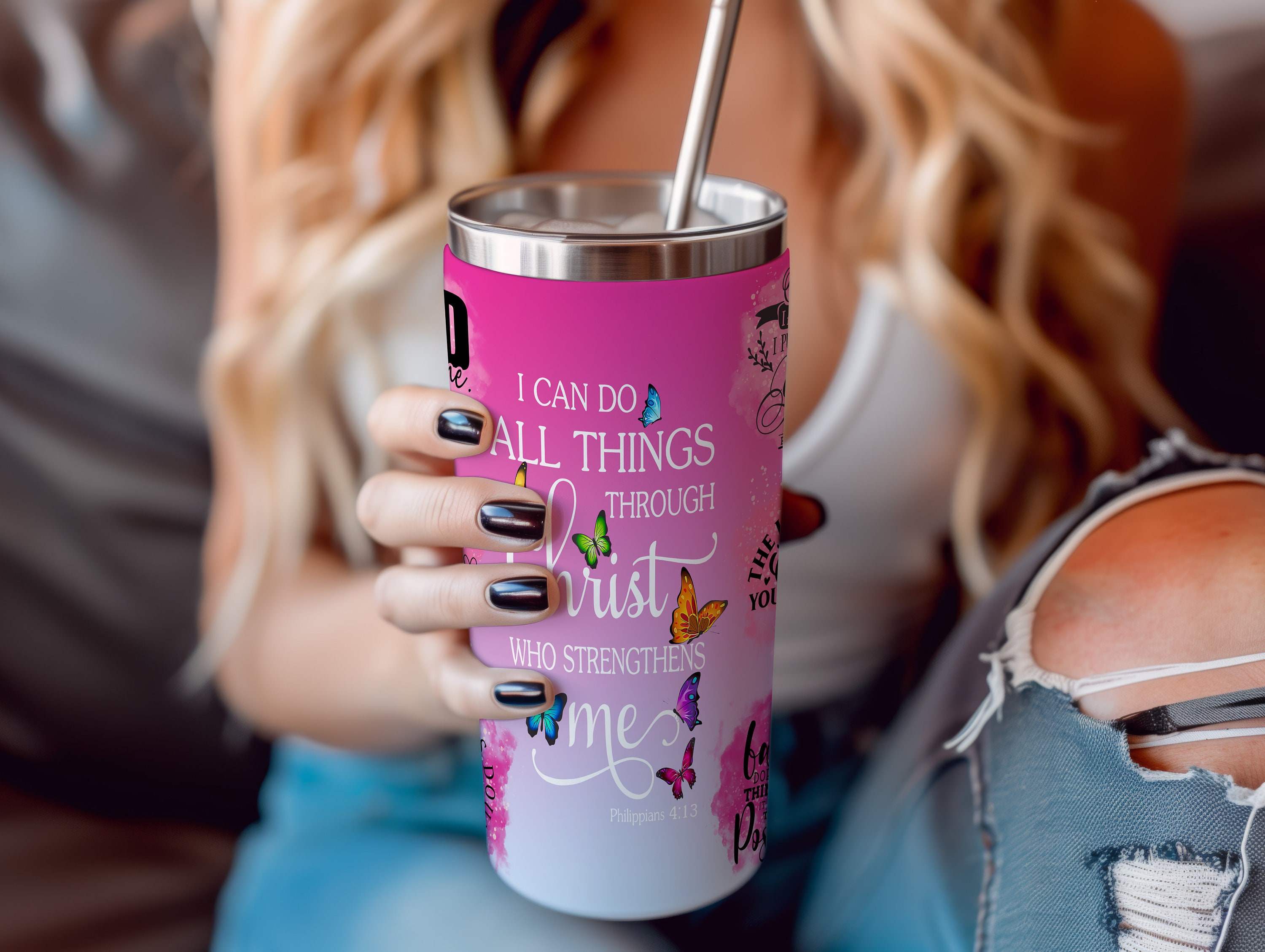 I Can Do All Things Through Christ Who Strengthens Me | 20oz Skinny ...