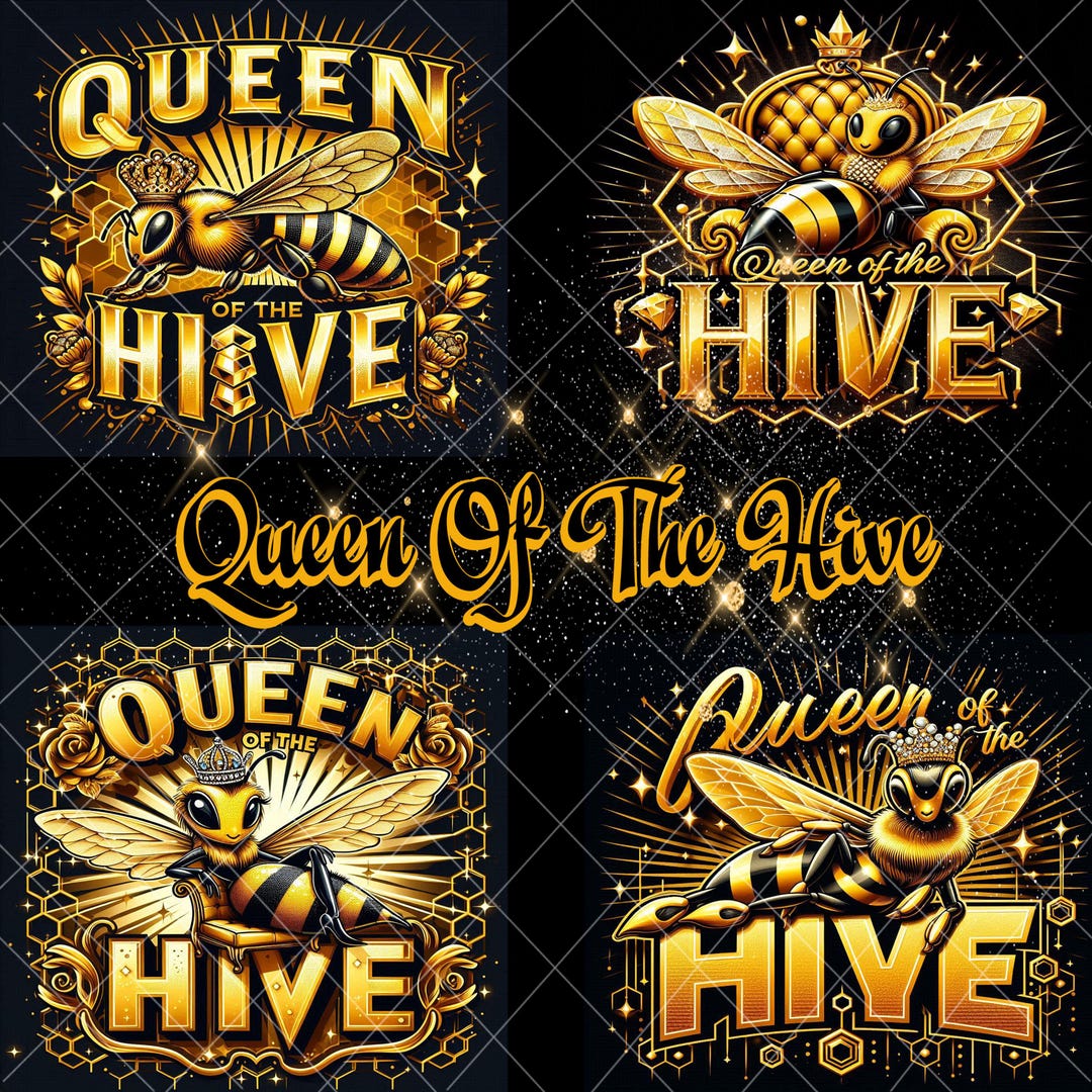 Queen Been | Queen of the Hive Bundle | 4-20oz Skinny Tumbler Wrap's ...