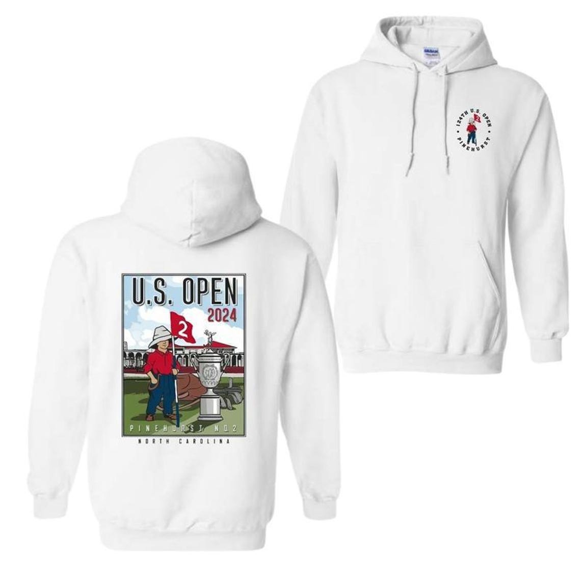 US Open Golf Championship Pinehurst Both Sided T Shirt, Unisex Golf ...