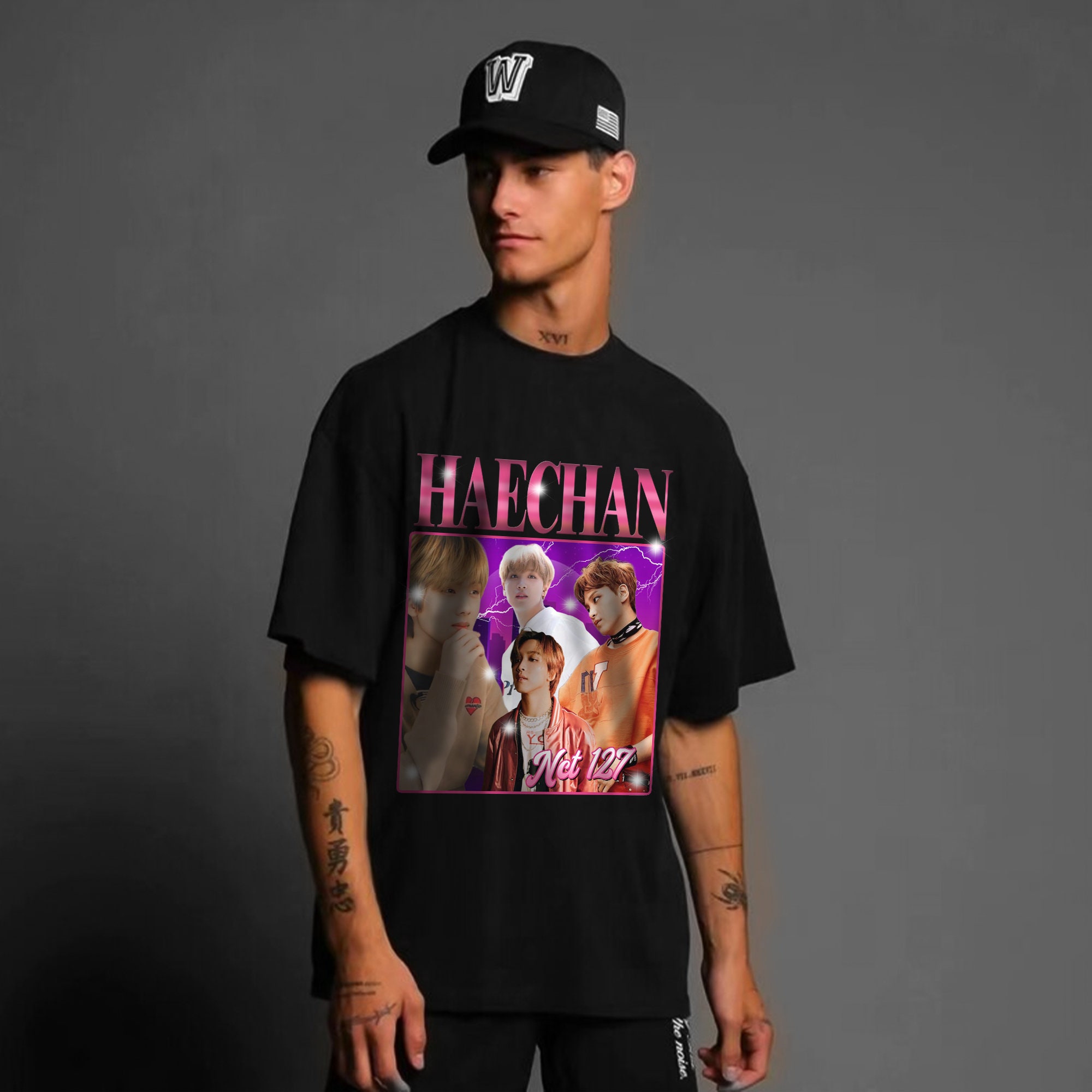 NCT 127 Haechan Retro Classic T-shirt - NCT Sweatshirt - Kpop Bootleg ...