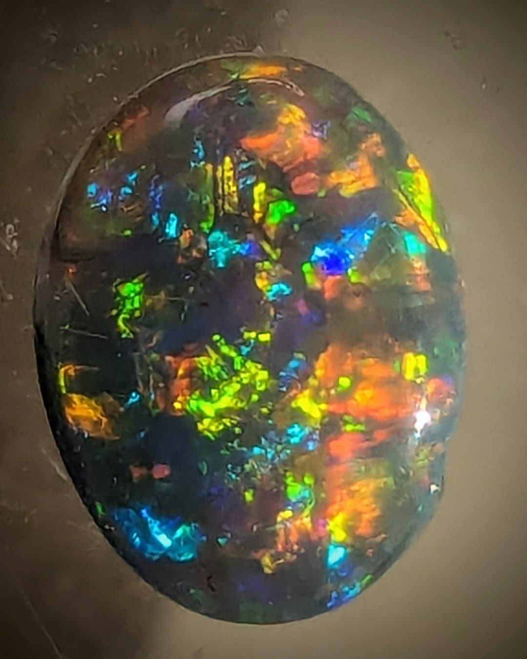 Lightning Ridge Dark Crystal Opal - Etsy