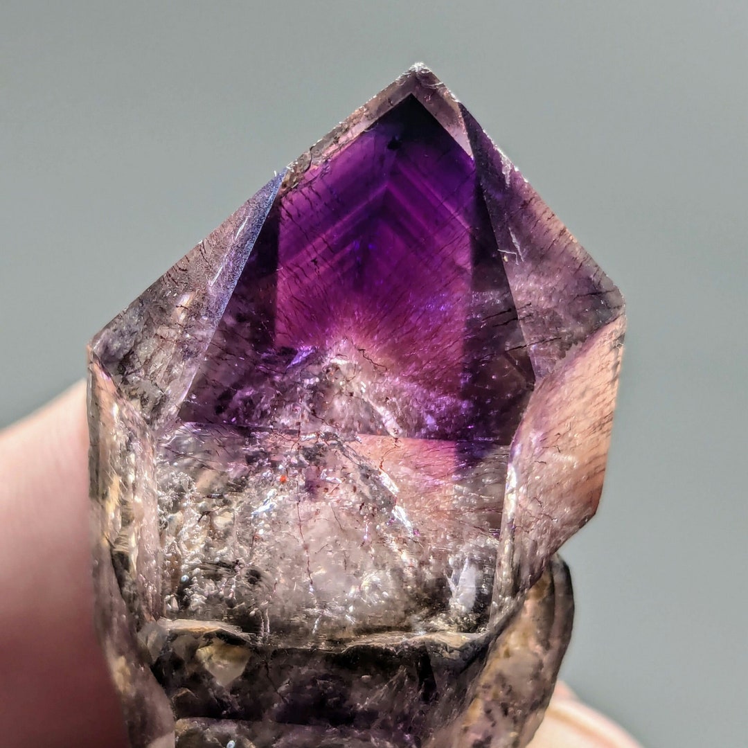 Shangaan, Super Gemmy Smoky Amethyst Sceptre, Sweet Deep Purple ...