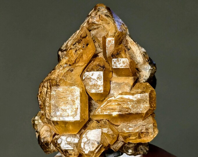 Gorgeous Golden Elestial Fenster Quartz With Clay Inclusions From ...